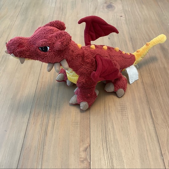 Lego | Toys | Lego 205 Red Gold Dragon Plush Stuffed Animal Posable ...
